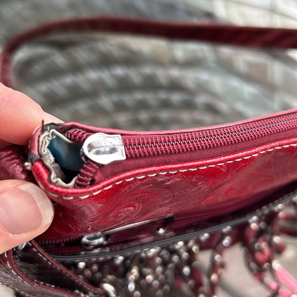 Western | Bags | Western Faux Leather Fringe Purse Rhinestones Studded ...